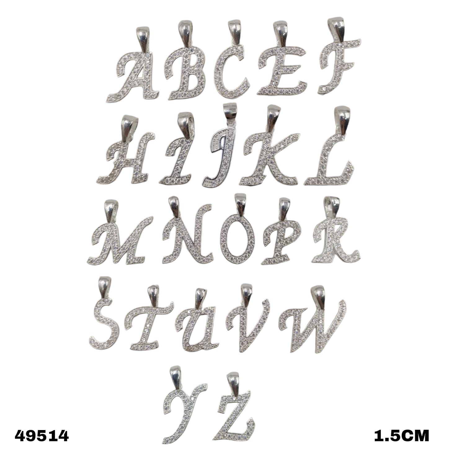 DIJE INICIAL CON PIEDRAS – 49514 – Derek