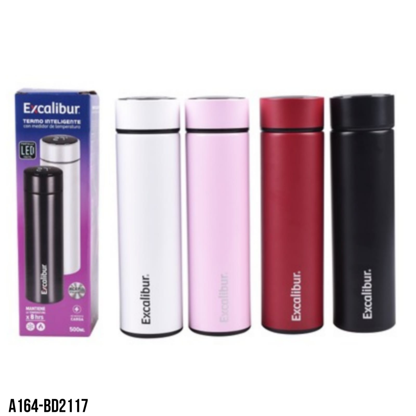 BOTE TERMICO SMART (500ML) – A164-BD2117 – Derek