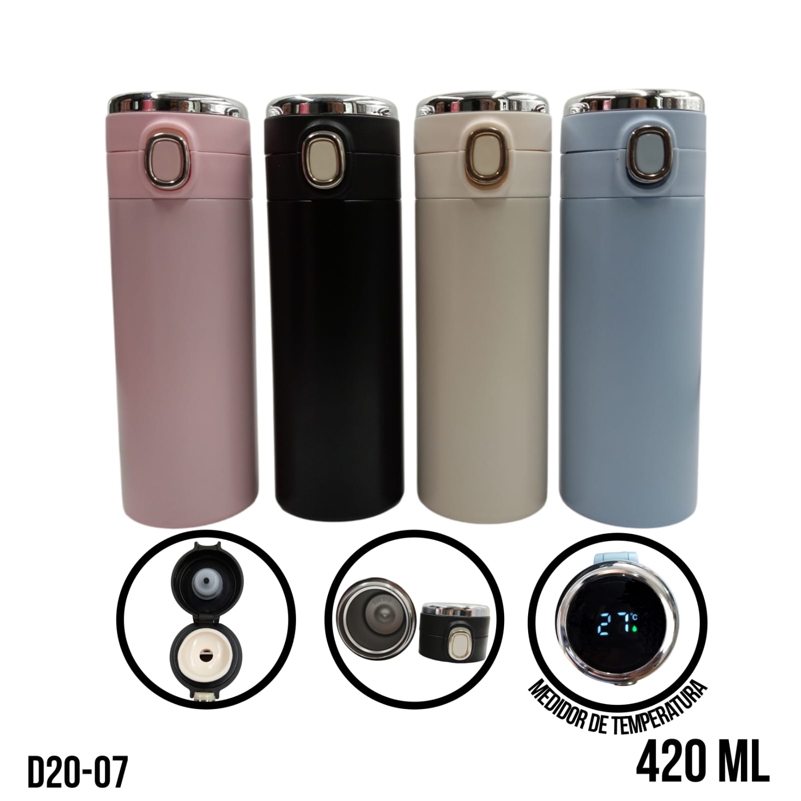 BOTE TERMICO SMART 420ML – D20-07 – Derek